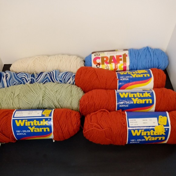 Wintuk | Art | Lot Of 8 Vintage Yarn Craft And Rug Dupont Wintuk Misc ...